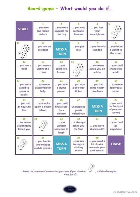 3 Conditional 2 Second Conditional Would Board Game Sp