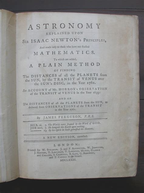 Astronomy Explained Upon Sir Isaac Newton S Principles And Made Easy To Those Who Have Not