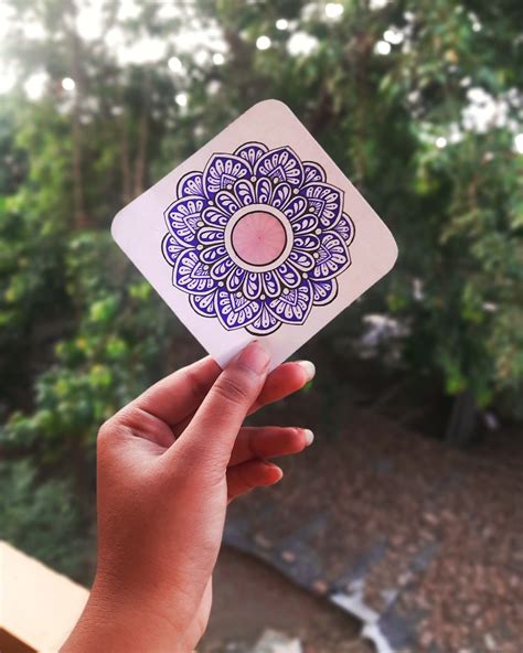 Mini Mandala Part Mandala Art Mandala Art Therapy Easy Mandala Drawing