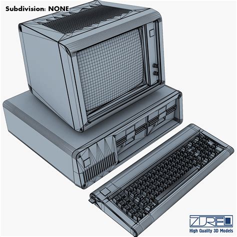 Ibm 5150 Personal Computer 3d Model 45 Max Fbx Obj Unknown Free3d