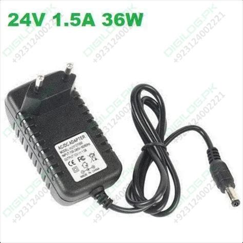24v 1 5a Ac Dc Power Supply Adapter Charger In Pakistan Digilog Pk