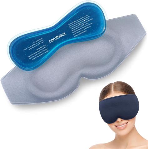 Comfheat 3d Cooling Sleep Mask Blackout Gel Eye Mask For