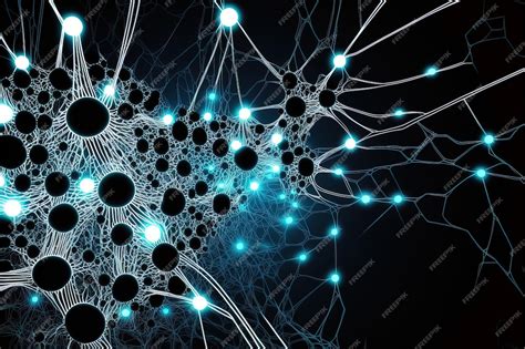 Premium Photo | Biological neural network background with layers of neurons connected with each ...