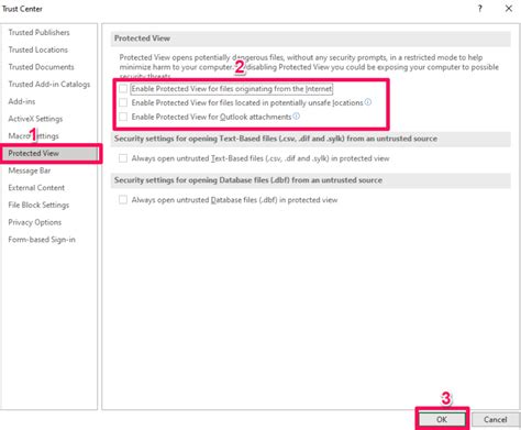 How To Turn Off Protected View And Enable Editing In Excel