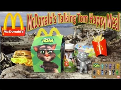 Mcdonalds Talking Tom Happy Meal Curious Talking Tom Youtube