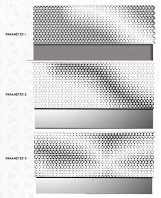 8 个 Parametric pattern 点子 参数化设计 图案 冲孔 8 个 Parametric pattern 点子 参数化设计 图案 冲孔