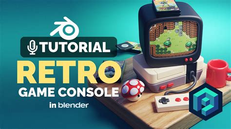 Blender Retro Game Console Tutorial Polygon Runway Youtube