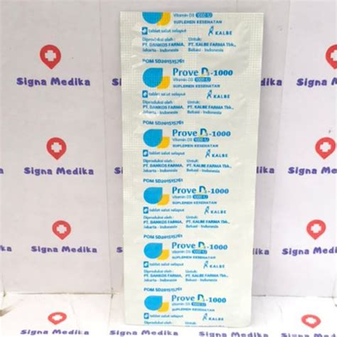 Jual Prove D3 1000 Iu Strip Isi 10 Tablet Vitamin D Shopee Indonesia