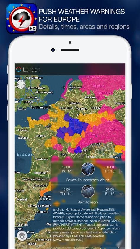 Weather Alert Map Europe For Iphone Download