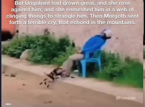 One Of The Most Epic Confrontations Morgoth Vs Ungoliant Album On Imgur