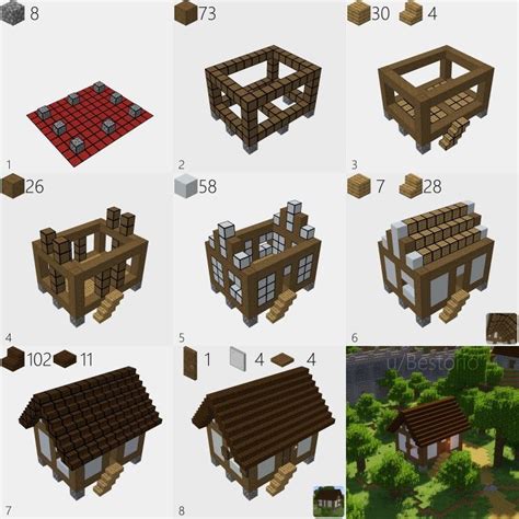 Easy Minecraft House Building Instructions