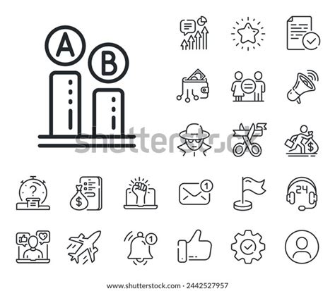 Ui Test Chart Sign Salaryman Gender Stock Vector Royalty Free