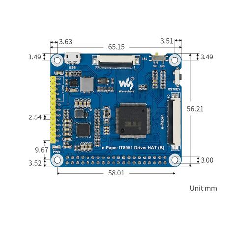 Waveshare Inch E Ink E Paper Display HAT WS