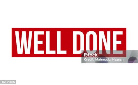 잘 고무 스탬프를 수행했다 레드 웰 완료 고무 그런지 스탬프 씰 벡터 일러스트레이션 벡터 0명에 대한 스톡 벡터 아트 및 기타