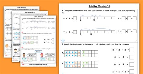 Add By Making 10 Homework Extension Year 1 Addition And Subtraction Classroom Secrets