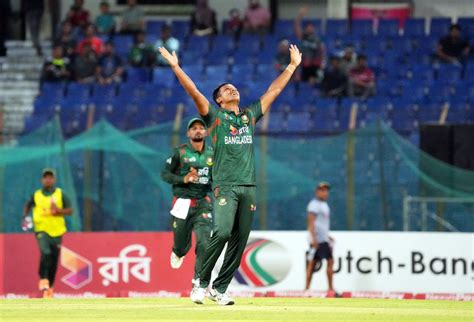 Mohammad Saifuddin Celebrates A Wicket