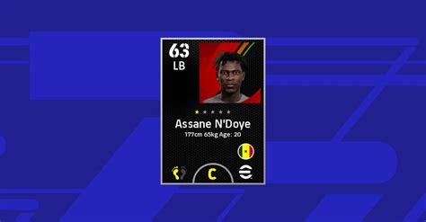 Assane Ndoye 统计 Efootball 2022