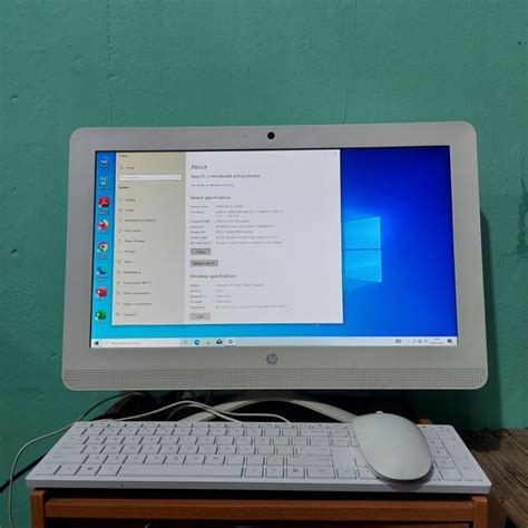 Jual PC ALL IN ONE HP AMD E2 9000 RADEON R2 RAM 4GB SSD 256GB WIFI CAMEREA BLUETOOTH Shopee