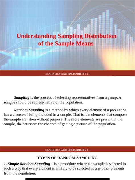 Understanding Sampling Distribution Of The Sample Means Pdf