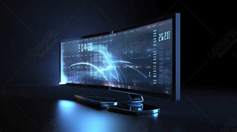 3d 렌더링 모니터의 배경에서 추상 데이터 전송 감시 장치 배경 연결 배경 모니터 배경 이미지 Hd 감시 장치 연결 모니터 배경 사진 무료 다운로드 Lovepik