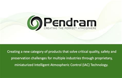 Pendram Invest In An Entire Portfolio Of Breakthrough High Tech Smart Storage Products