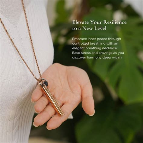 Breathing Pendant Necklace For Breath Control By Scilla Rose