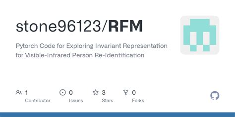 Github Stone96123rfm Pytorch Code For Exploring Invariant