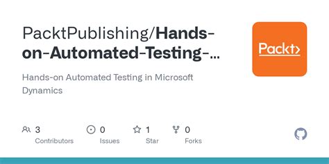github packtpublishing hands on automated testing in microsoft