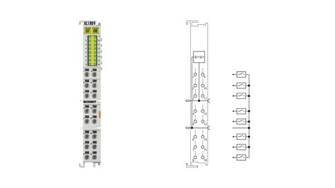 KL1889 Bus Terminal 16 Channel Digital Input 24 V DC 3 Ms Ground Switching Beckhoff Danmark