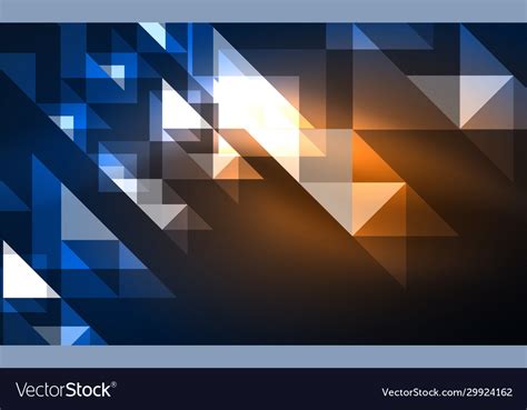 Abstract Background Mosaic Triangle Pattern Vector Image