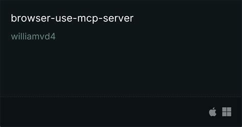 Browser Use Mcp Server Glama
