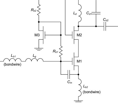 the cascode low noise amplifier download scientific diagram