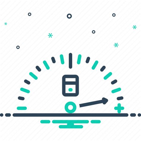 maximum speed metering speedometer progress tachometer panel icon