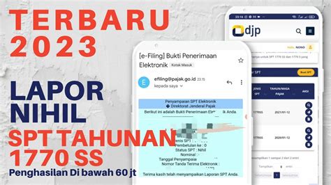 Tutorial Efiling 2023 Cara Cepat Lapor Spt Tahunan Pribadi Online Terbaru 2023 Efiling
