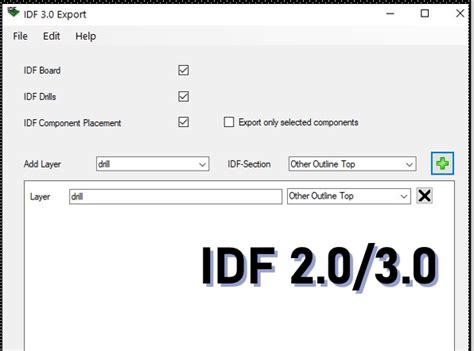IDF Import Export PCB Investigator
