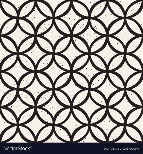 Monochrome Minimalistic Seamless Pattern Vector Image