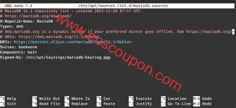 Debian Linux系统安装MariaDB 图文教程 趣云笔记