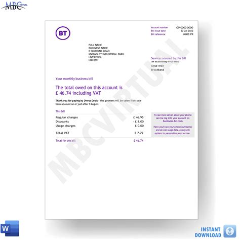 New 2023 Los Angeles Department Of Water And Power Bill Template