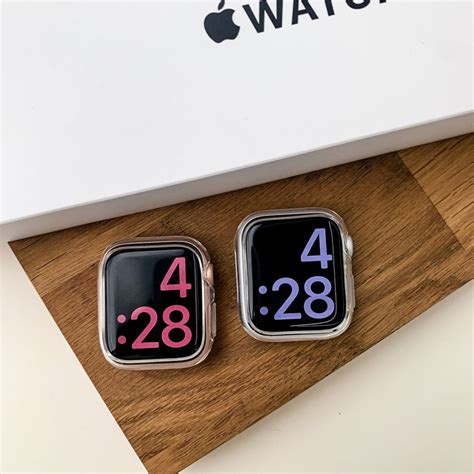 특가세일애플워치 클린 투명 젤리 백커버 40mm 41mm 베젤링