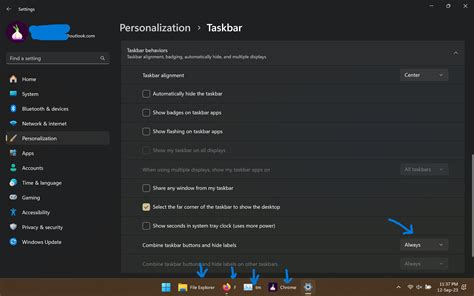 Taskbar Labels Not Hiding R Windows11