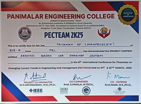 Arduino Engineeringprojects Teamwork Innovation Pecteam2k25