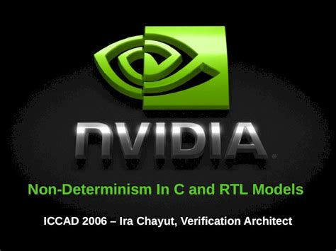 Ppt Non Determinism In C And Rtl Models Dokumentips