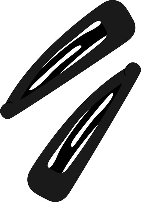 Hairclip Illustration Vector On White Background 13510347 Vector Art