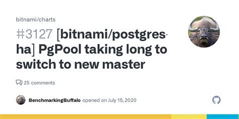 [bitnami postgres ha] pgpool taking long to switch to new master · issue 3127 · bitnami charts
