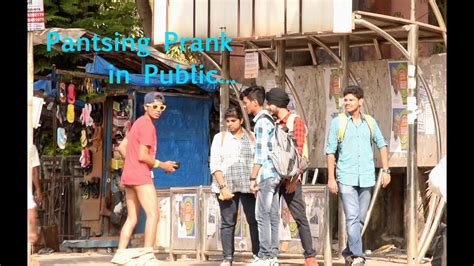 Pantsing Prank In Public Prank In India Fukrass Tv Youtube