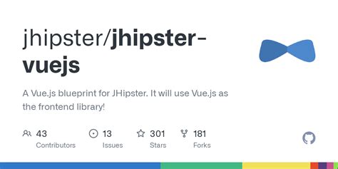 Github Jhipsterjhipster Vuejs A Vuejs Blueprint For Jhipster It