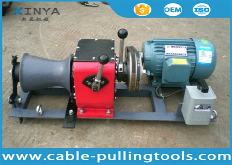 Small Portable Electric Cable Winch Puller Machine 1t