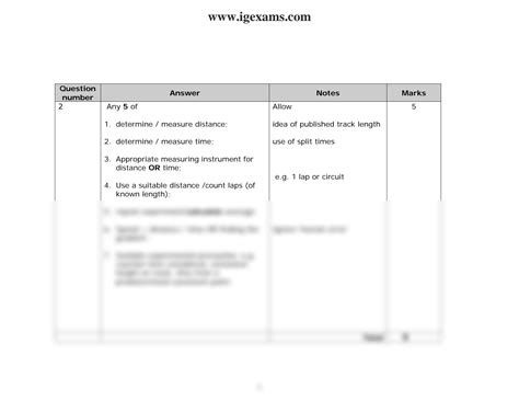 Solution 2 1 Movement And Position 1p Edexcel Igcse Physics Ms L