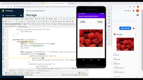 How To Choose File And Upload To Firebase Storage Android Kotlin Youtube