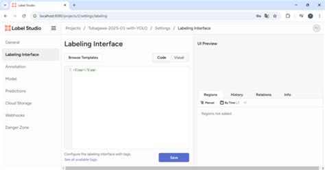 Label Studio で YOLO ML backend を使用して物体検出のデータセットを作成 LeafWindow